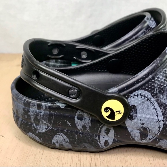 CROCS | Shoes | Crocs The Nightmare Before Christmas M4 W6 Glow Dark Black Clog Jack Skellington ...